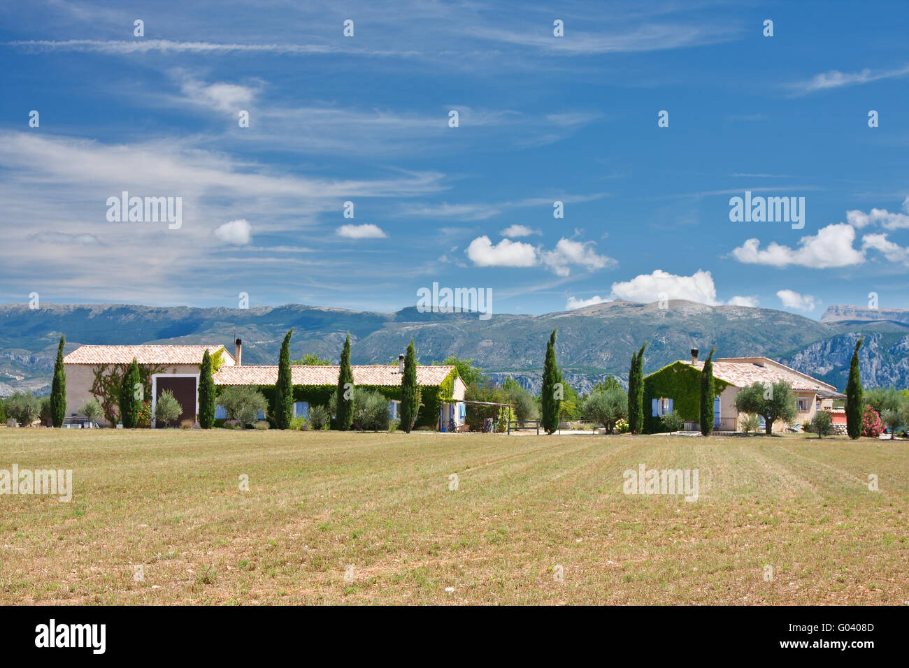 Farm house in provence Stock Photo - Alamy