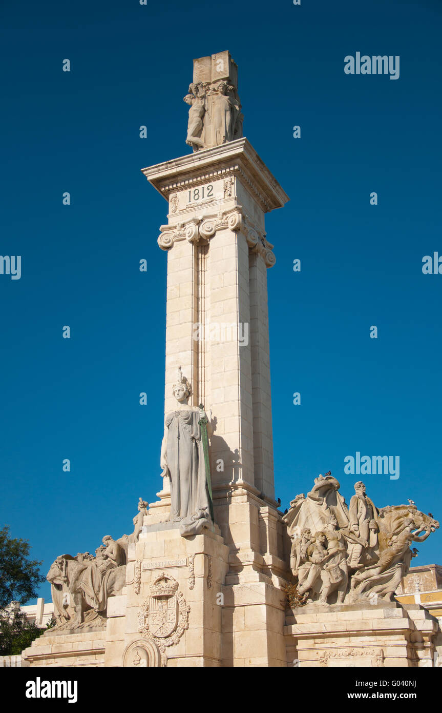 Commemoration of the first Spanish constitution, promulgated in Cadiz ...