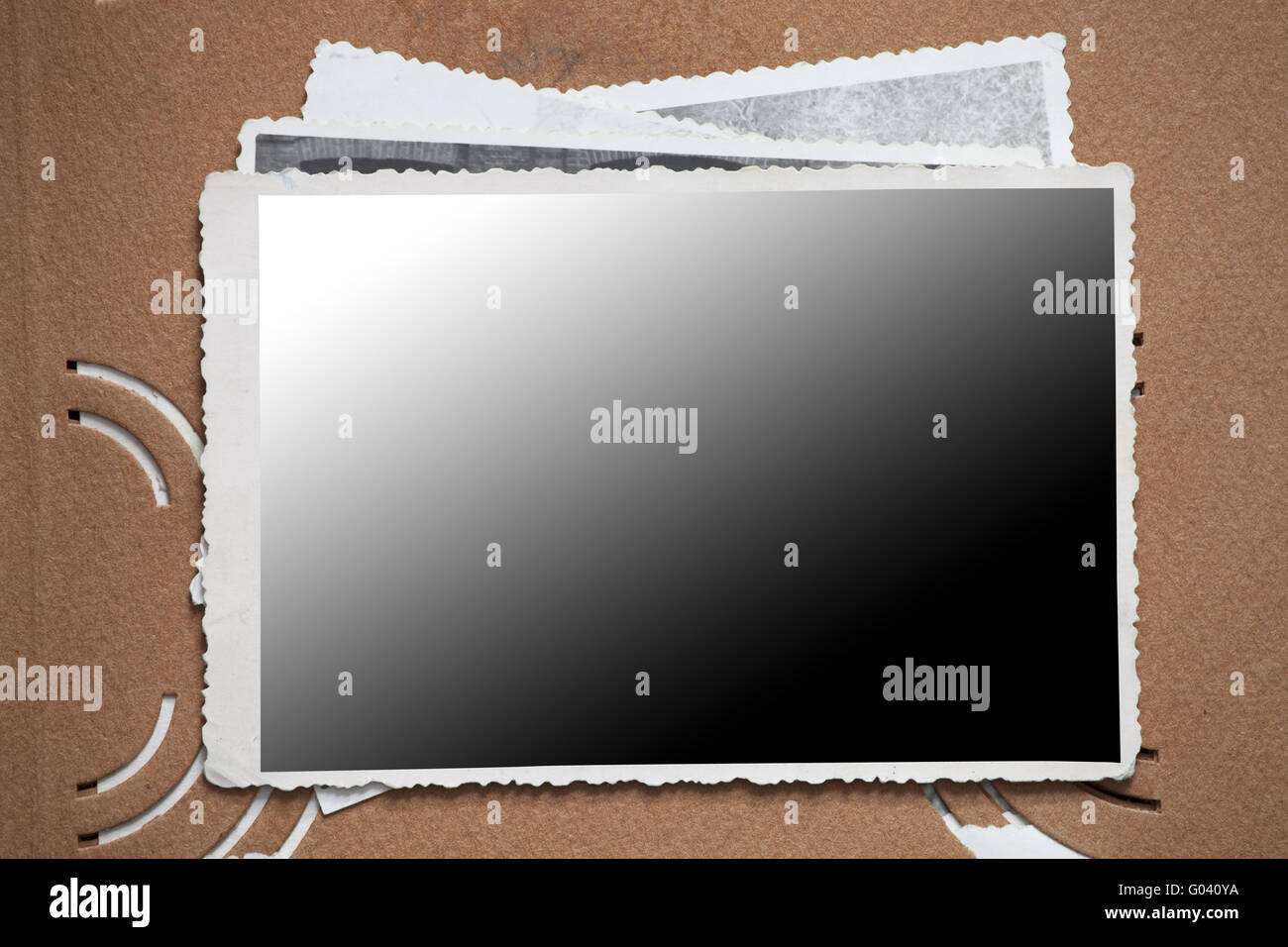 Blank photo frame Stock Photo - Alamy
