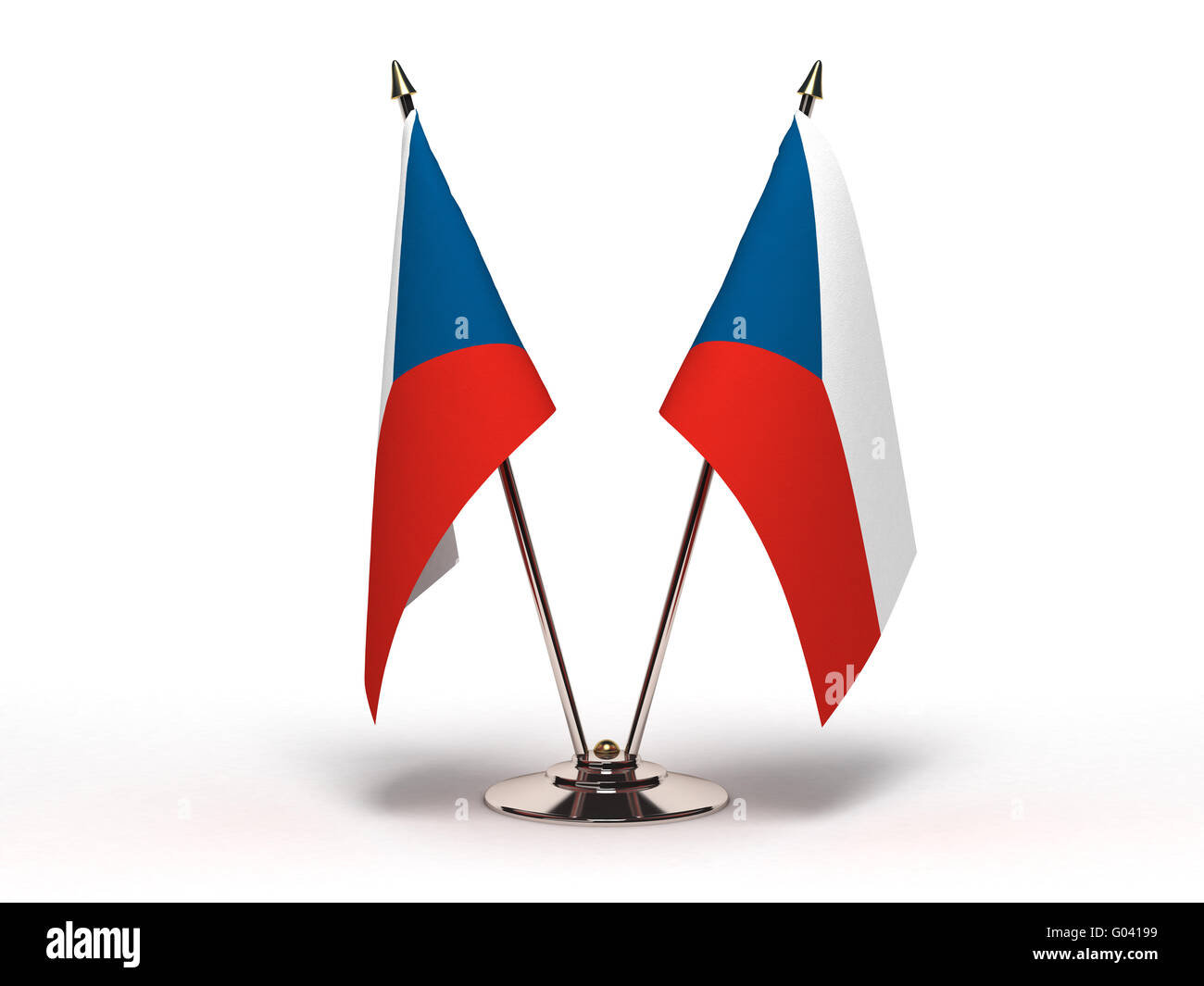 Miniature Flag of Czech Republic Stock Photo - Alamy