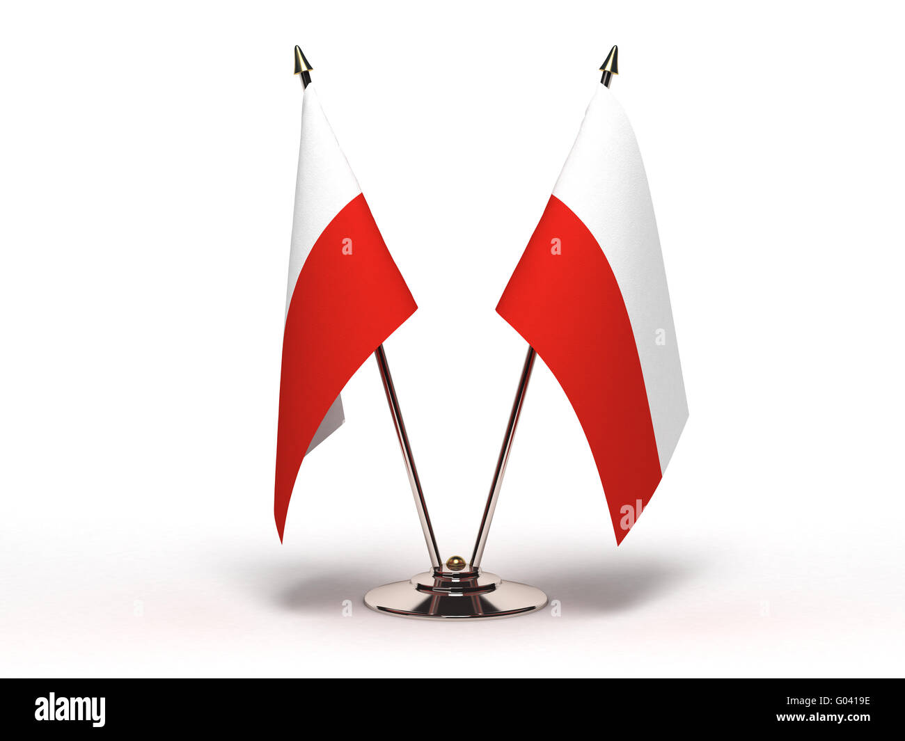 Miniature Flag of Poland Stock Photo - Alamy
