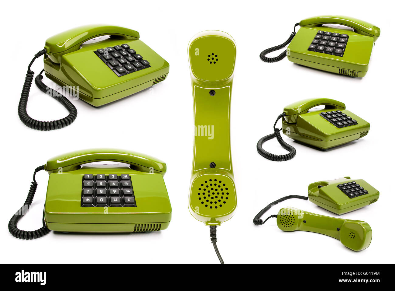 Classical telephone collection Stock Photo - Alamy