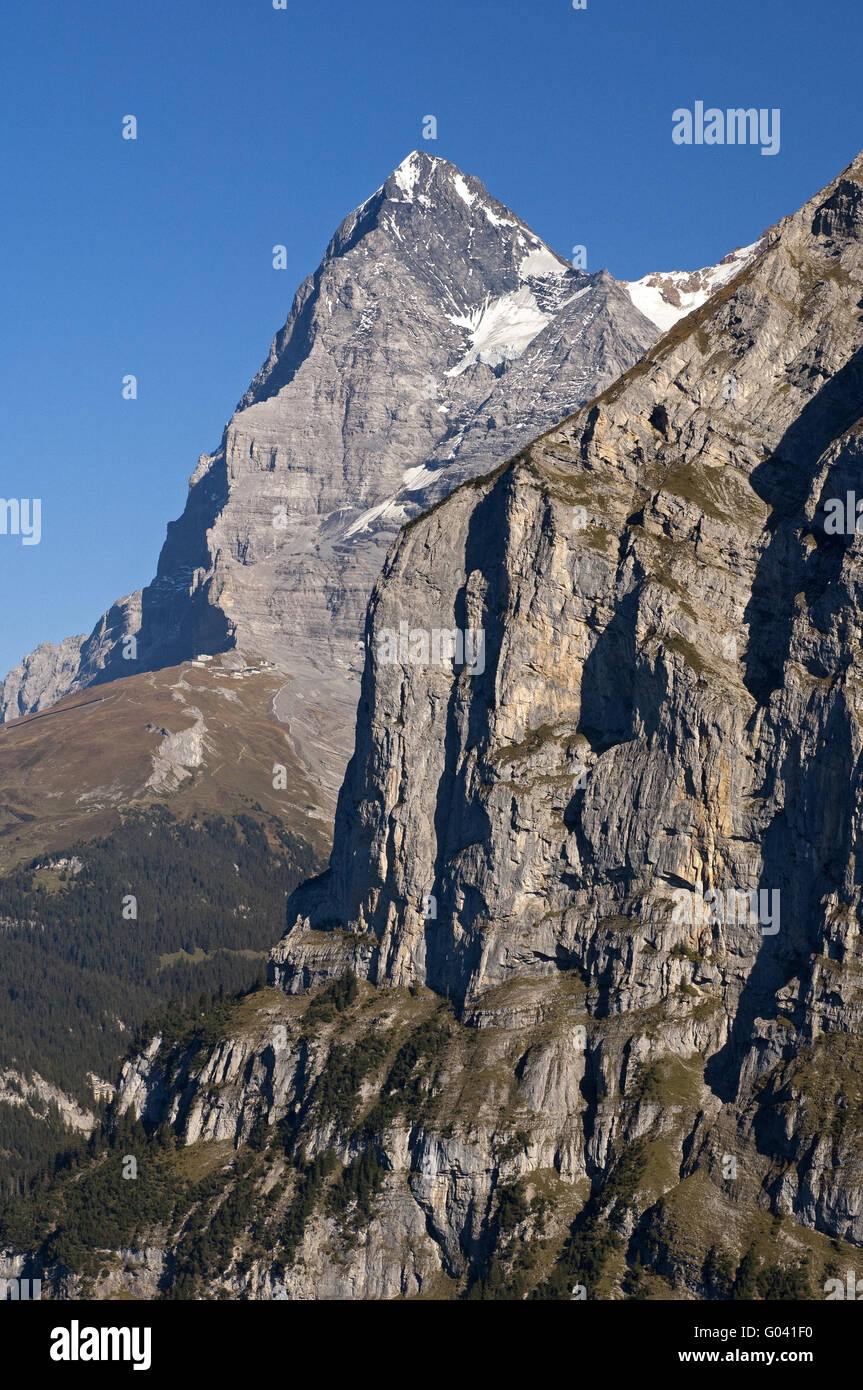 The Eiger peak, Bernese Oberland, Switzerland Stock Photo - Alamy