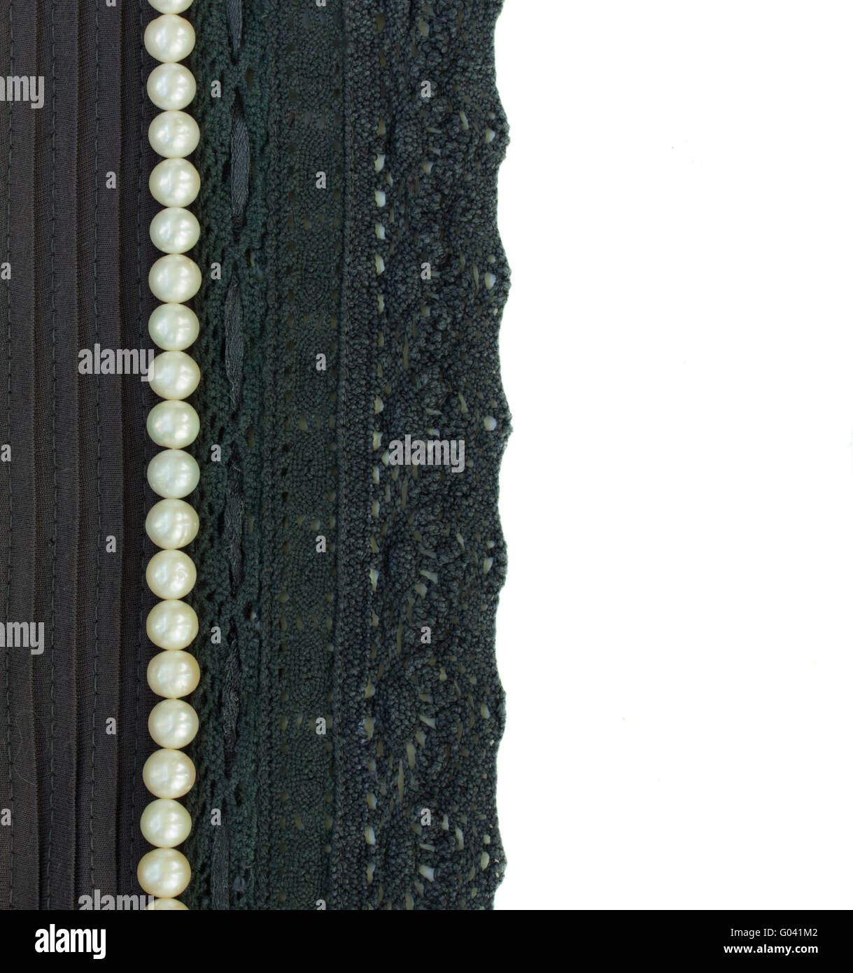 Pearls border hi-res stock photography and images - Alamy