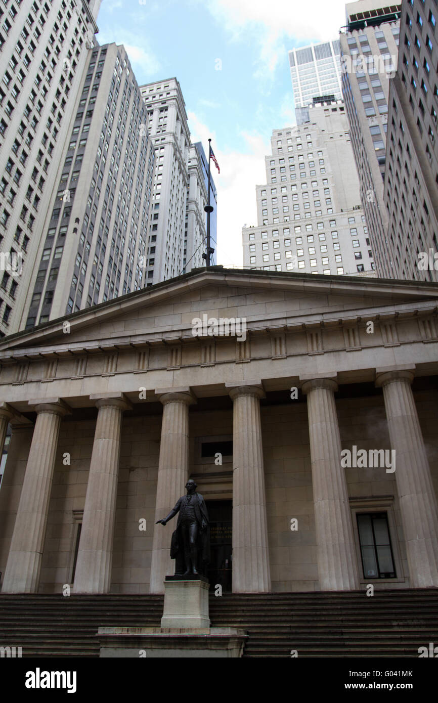 Federal hall new york city hi-res stock photography and images - Alamy