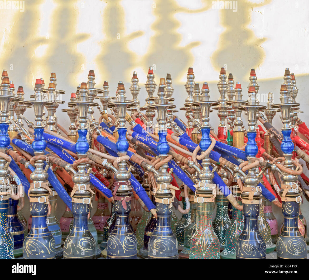 Colourful Sheesha Pipes Stock Photo - Alamy
