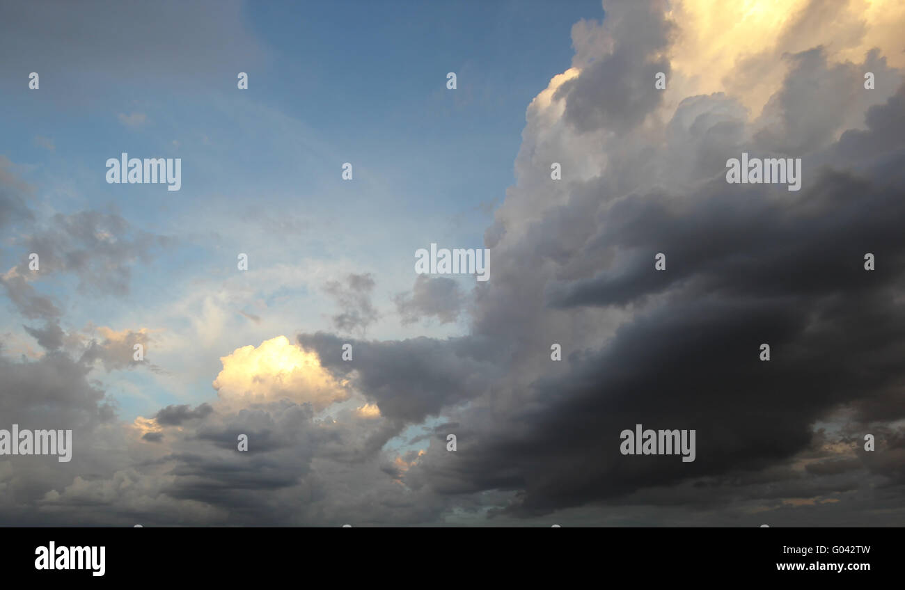 beautiful raincloud on sky as nature background Stock Photo - Alamy