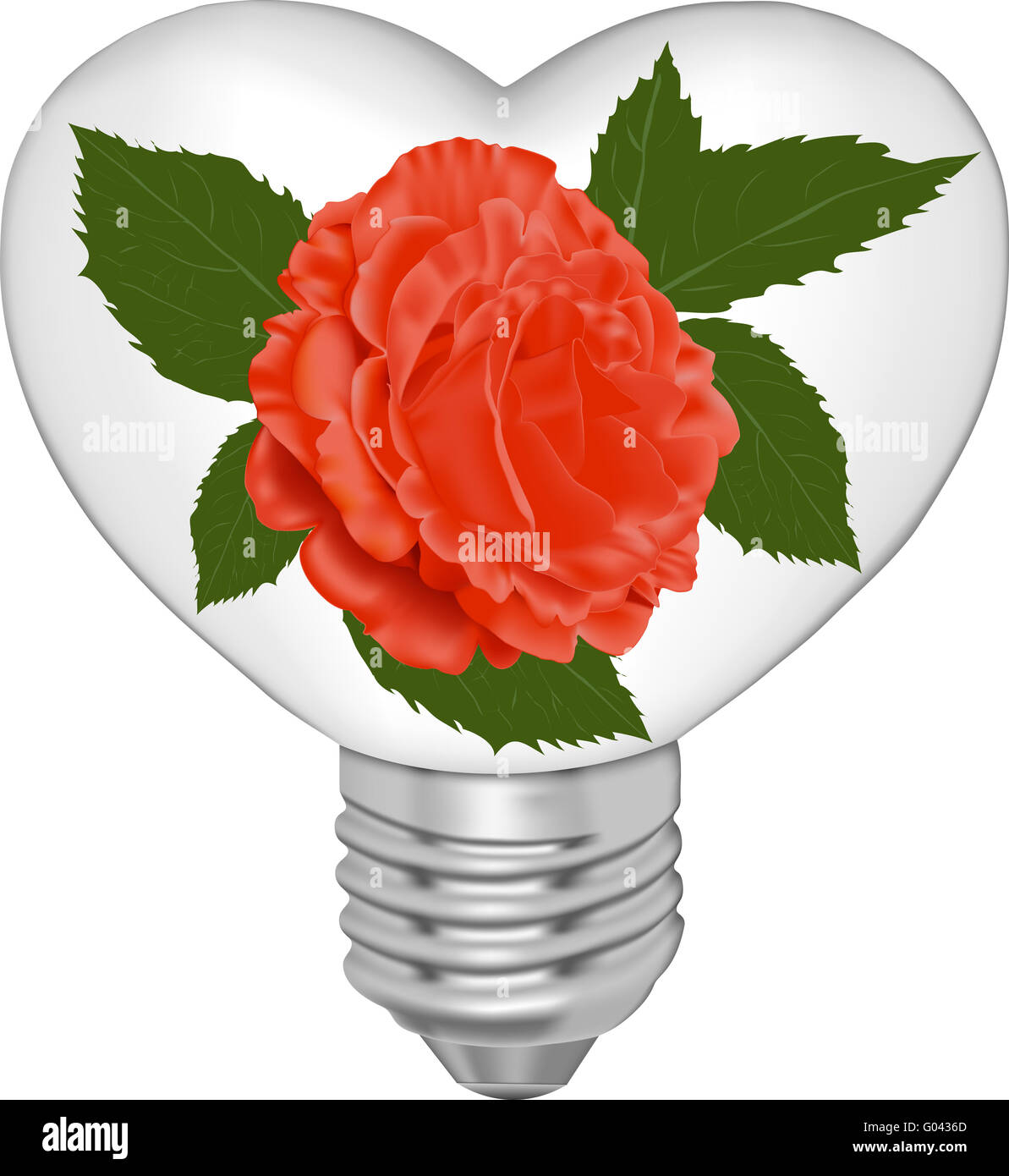 Heart bulb hi-res stock photography and images - Alamy