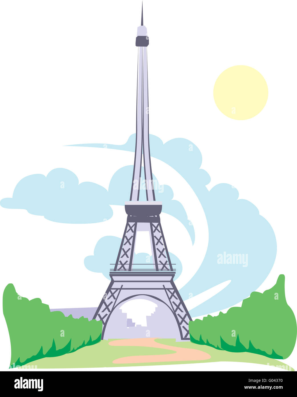 Eifel tower tourist destination hi-res stock photography and images - Alamy