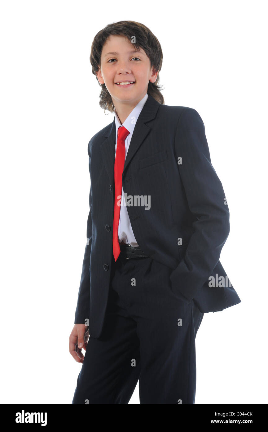 portrait of a boy businessman in a business suit Stock Photo - Alamy