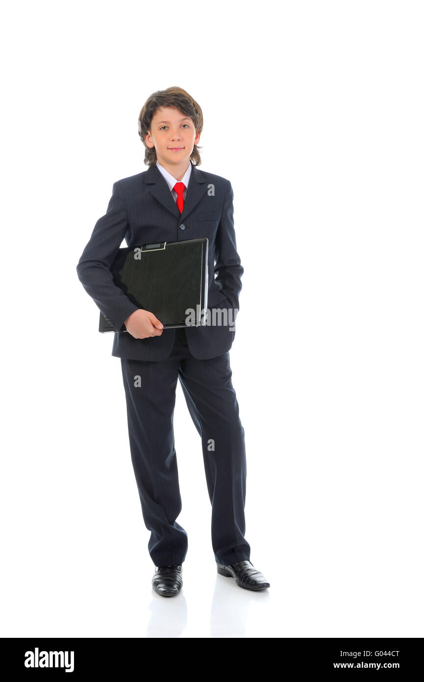 portrait of a boy businessman in a business suit Stock Photo - Alamy