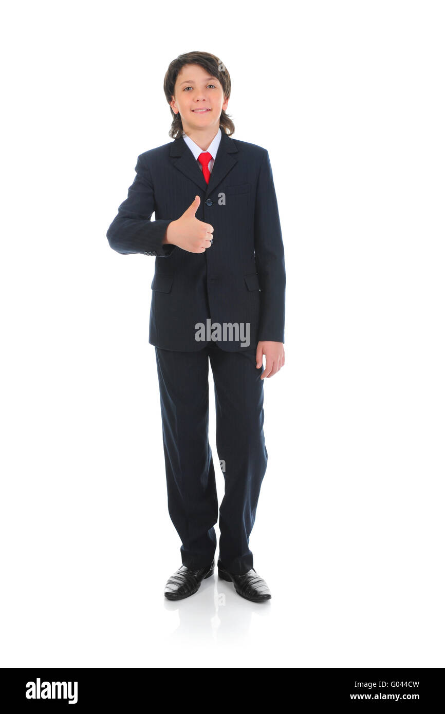 portrait of a boy businessman in a business suit Stock Photo - Alamy