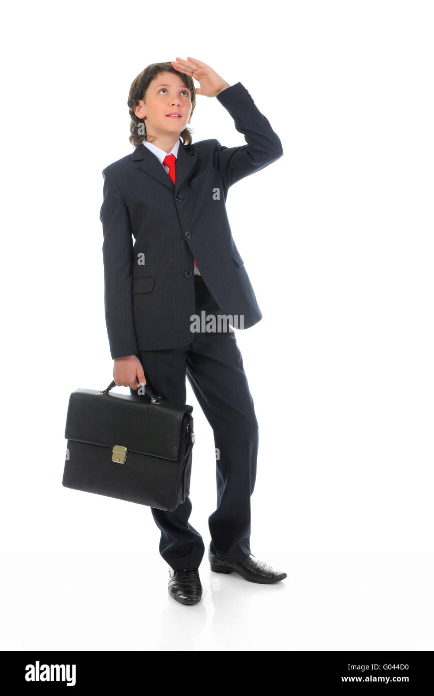 portrait of a boy businessman in a business suit Stock Photo - Alamy