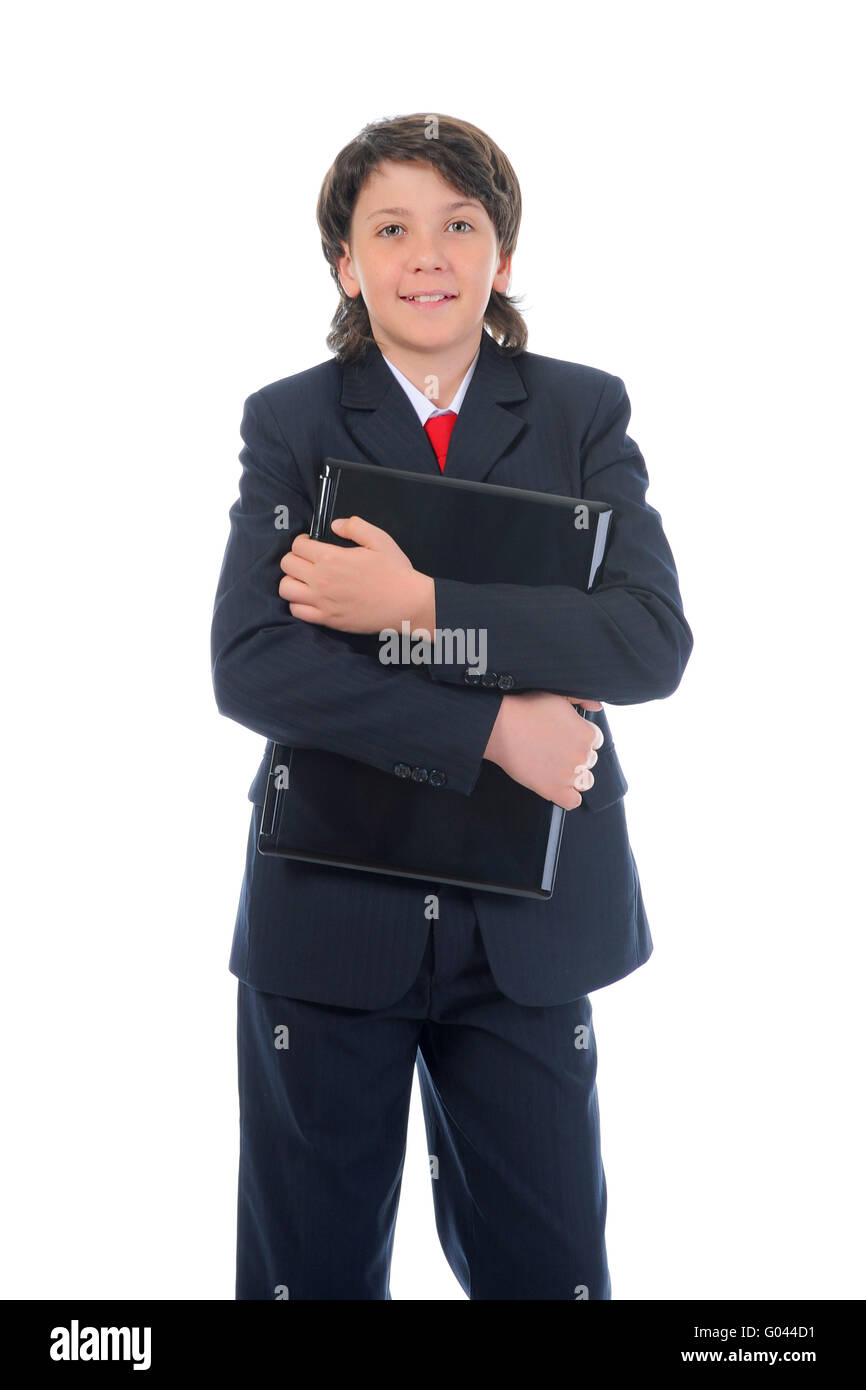 portrait of a boy businessman in a business suit Stock Photo - Alamy