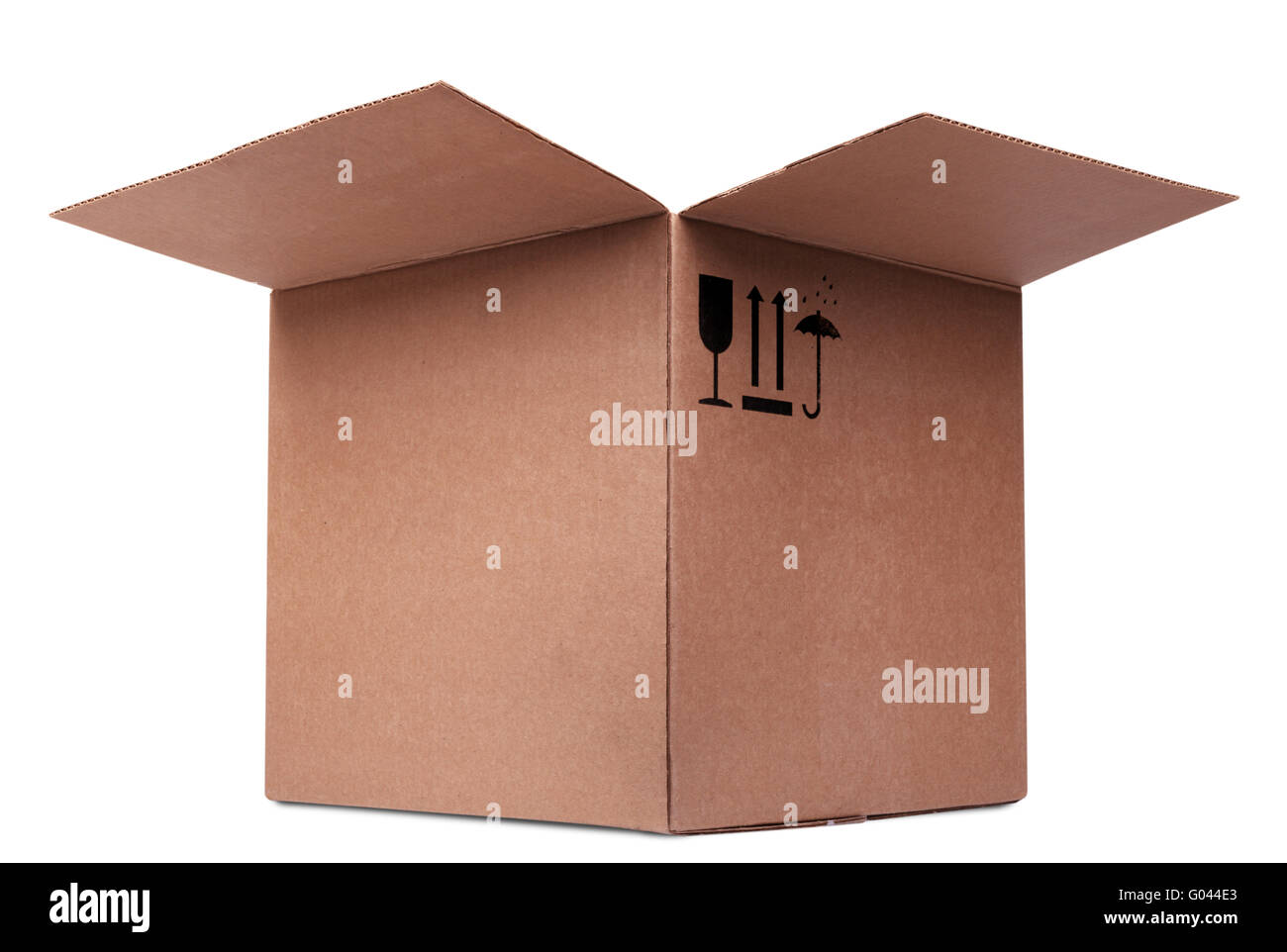 Carboard Box isolated on the white background Stock Photo - Alamy