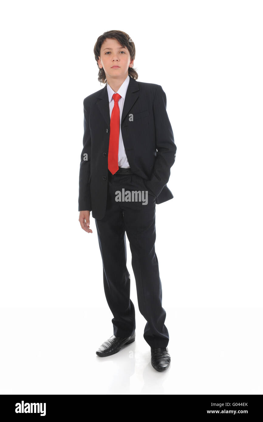 portrait of a boy businessman in a business suit Stock Photo - Alamy