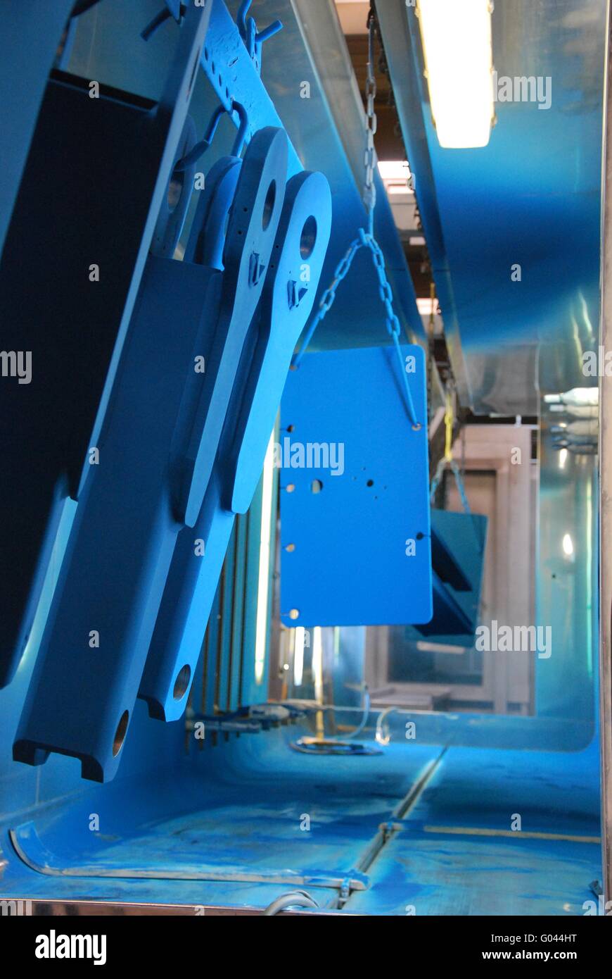 The powder coating plant Stock Photo - Alamy