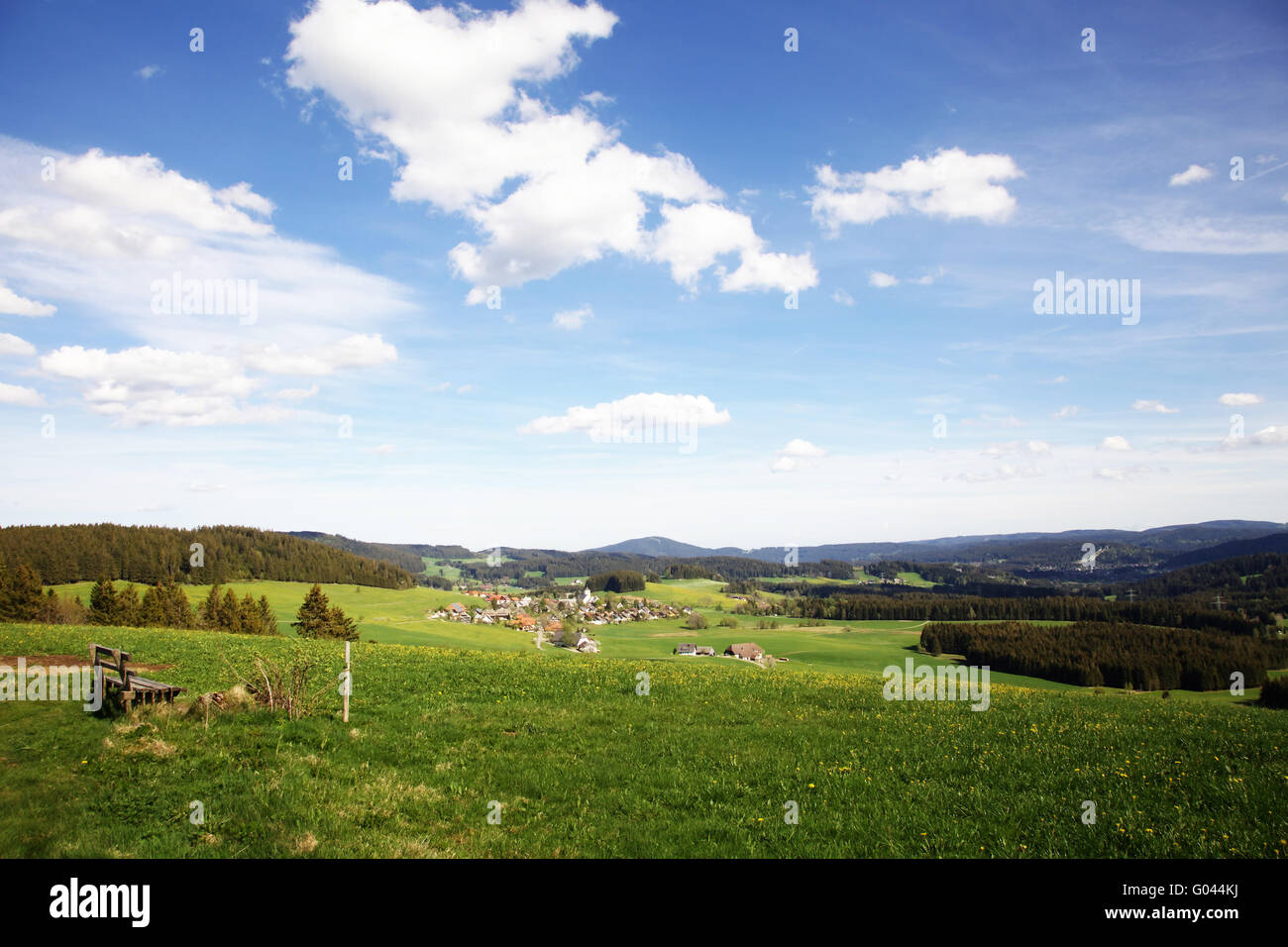 Landscape at Breitnau Stock Photo - Alamy