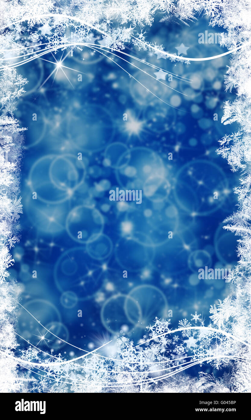 Background and bright flashes and snowflakes particles Stock Photo - Alamy