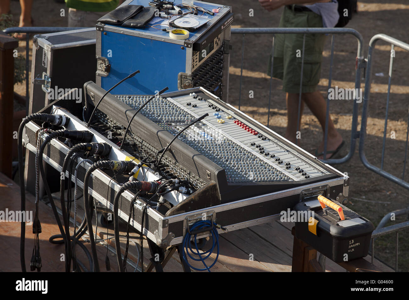 A mixer for music concert Stock Photo - Alamy