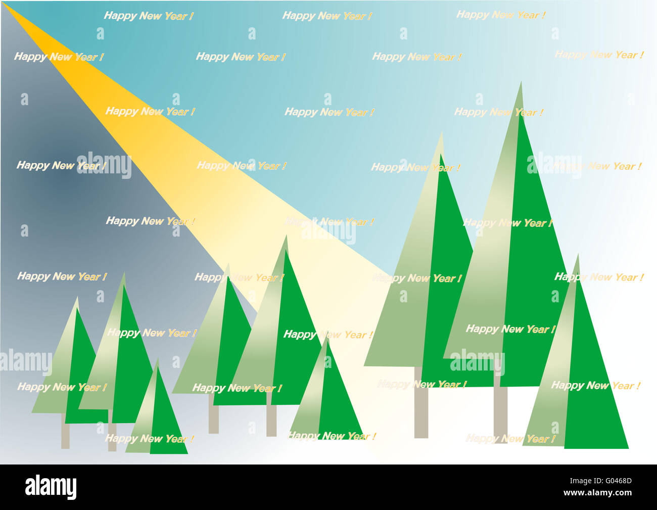 Composition of the divergent rays from the Christm Stock Photo - Alamy