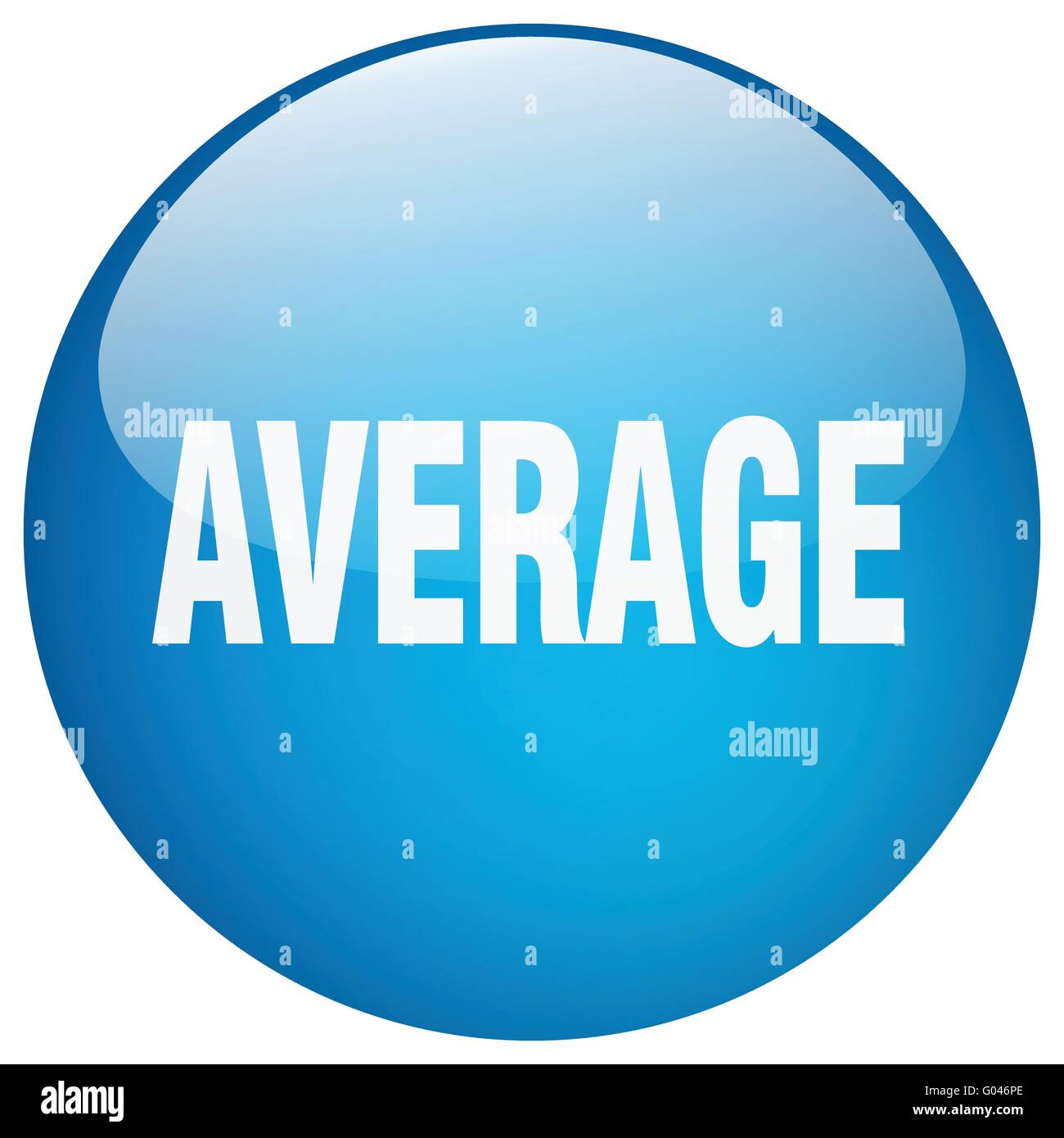 average blue round gel isolated push button Stock Vector Image & Art ...