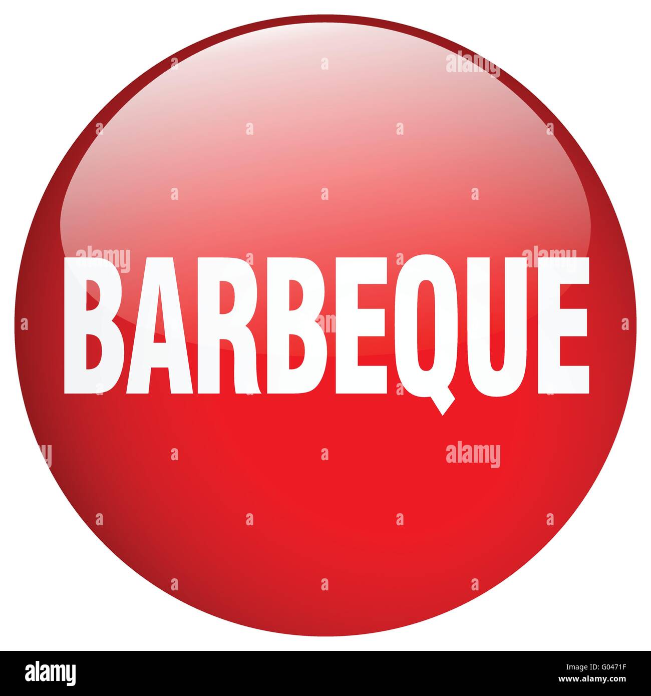 barbeque red round gel isolated push button Stock Vector Image & Art ... barbeque red round gel isolated push button Stock Vector Image & Art ...