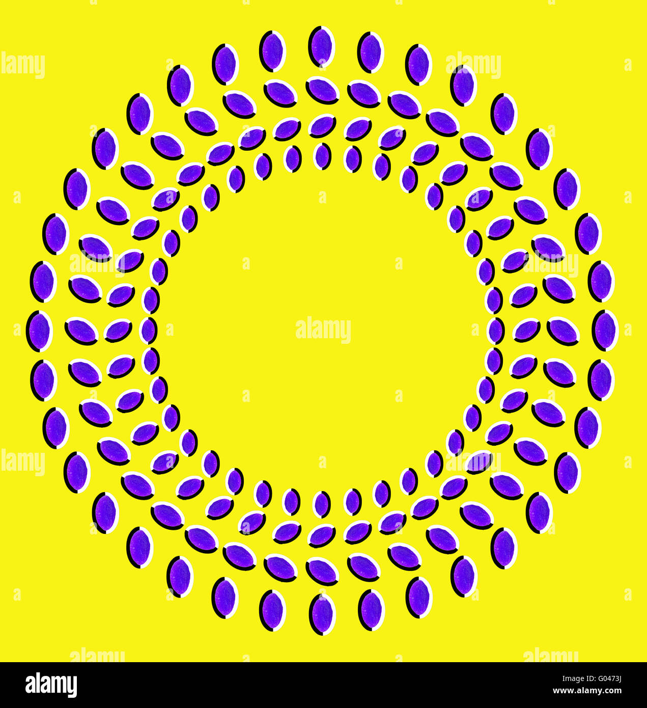 Optical illusion circles hi-res stock photography and images - Alamy