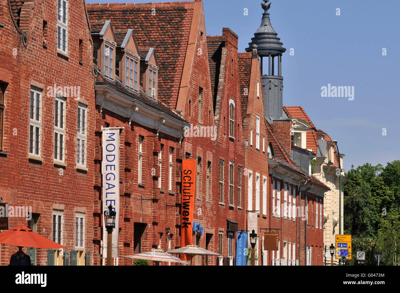 Redbrick house, brick houses, Mittelstrasse, Dutch Quarter, Potsdam ...