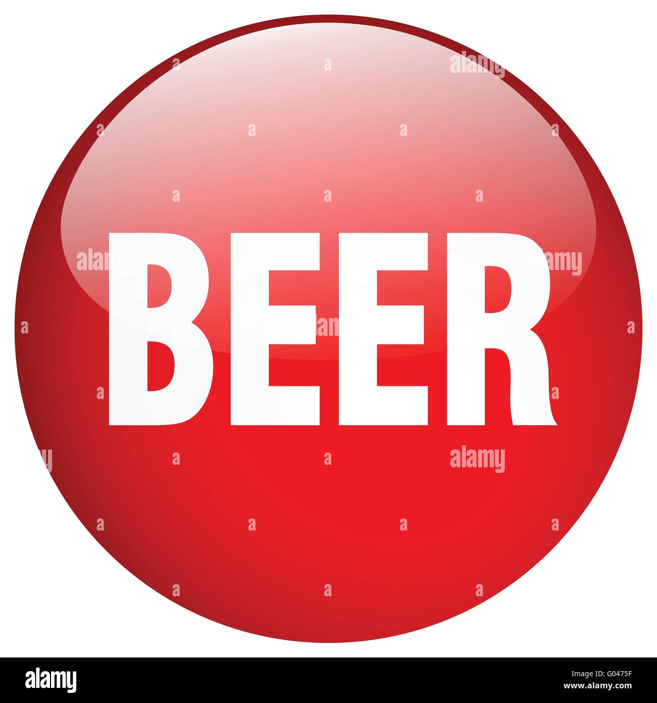 beer red round gel isolated push button Stock Vector Image & Art - Alamy