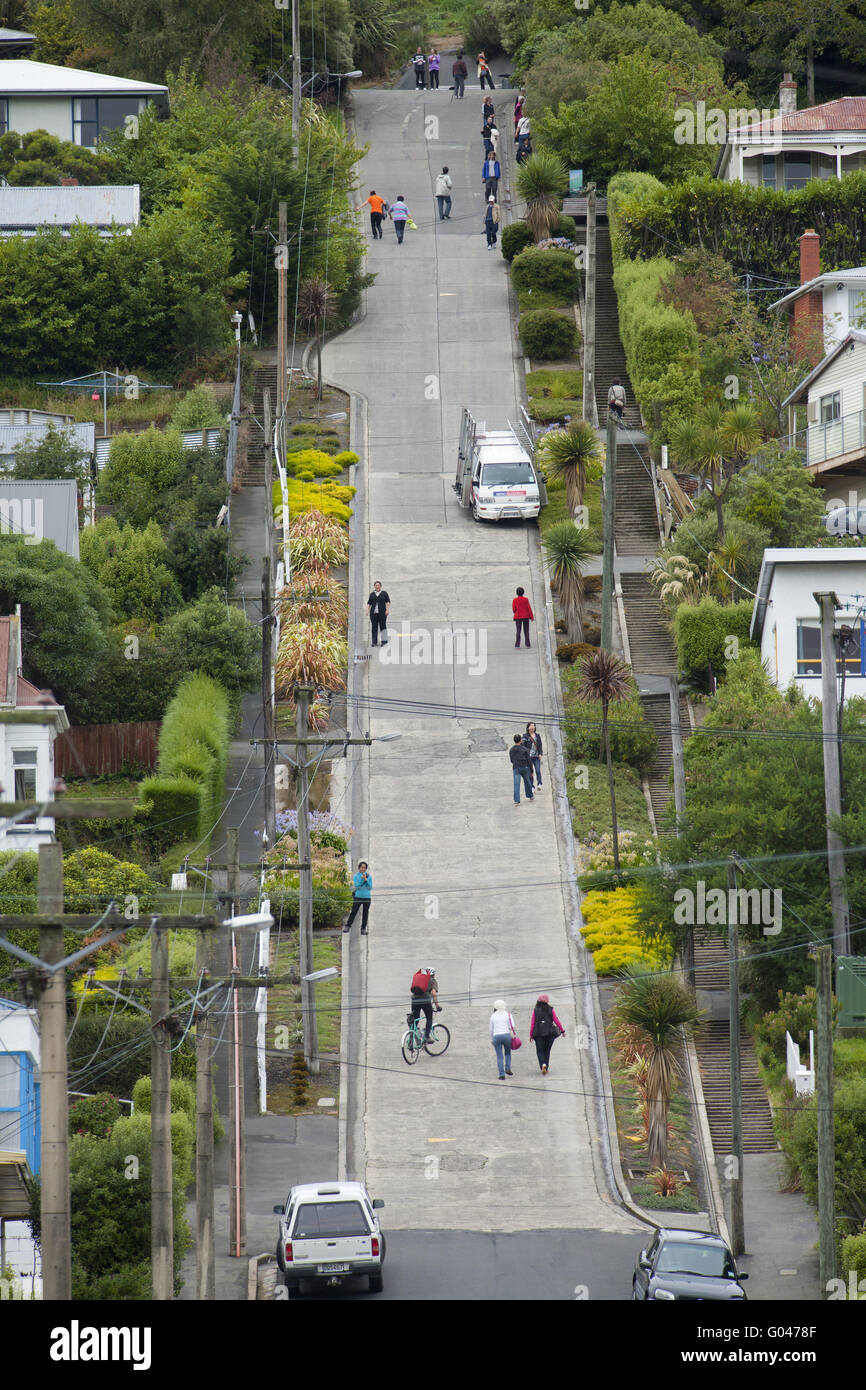Baldwin street dunedin hi-res stock photography and images - Alamy