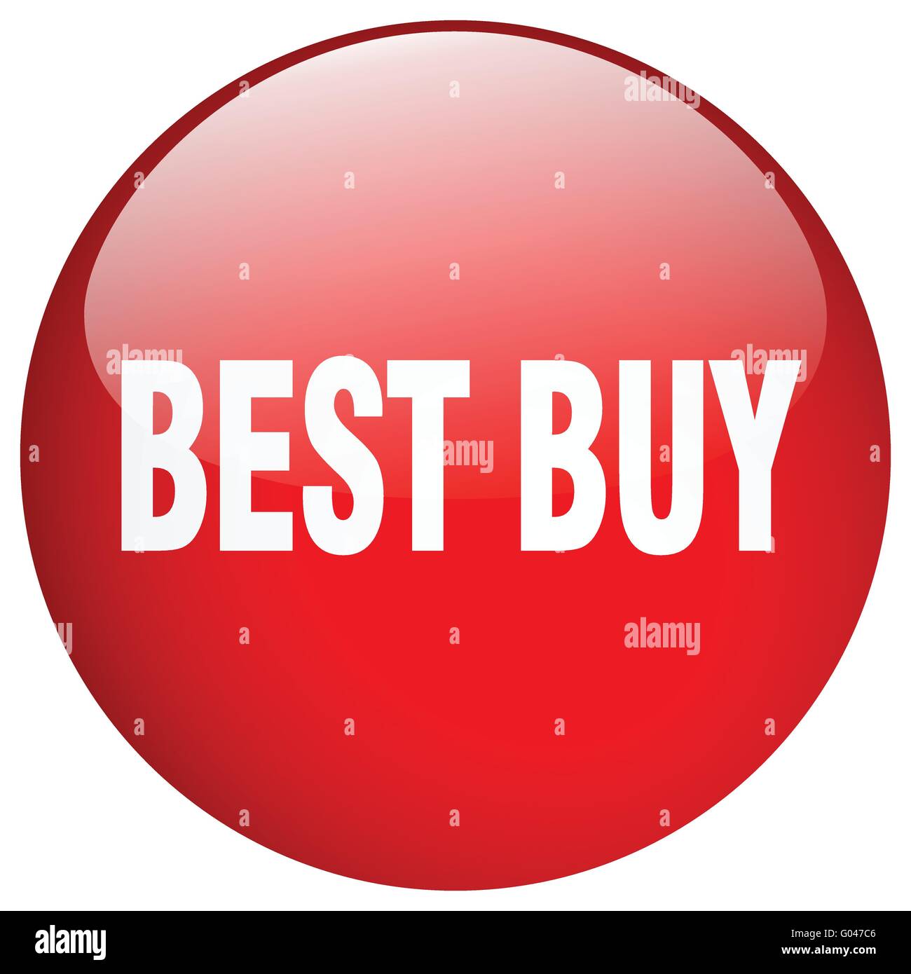 best buy red round gel isolated push button Stock Vector Image & Art ...