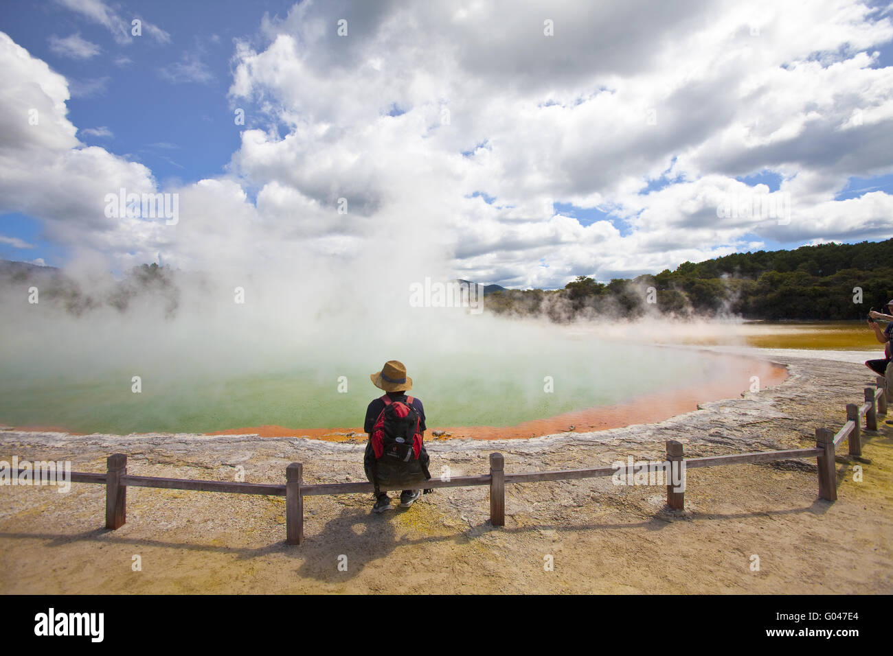 vulcanism in Roturoa,Newzealand Stock Photo - Alamy