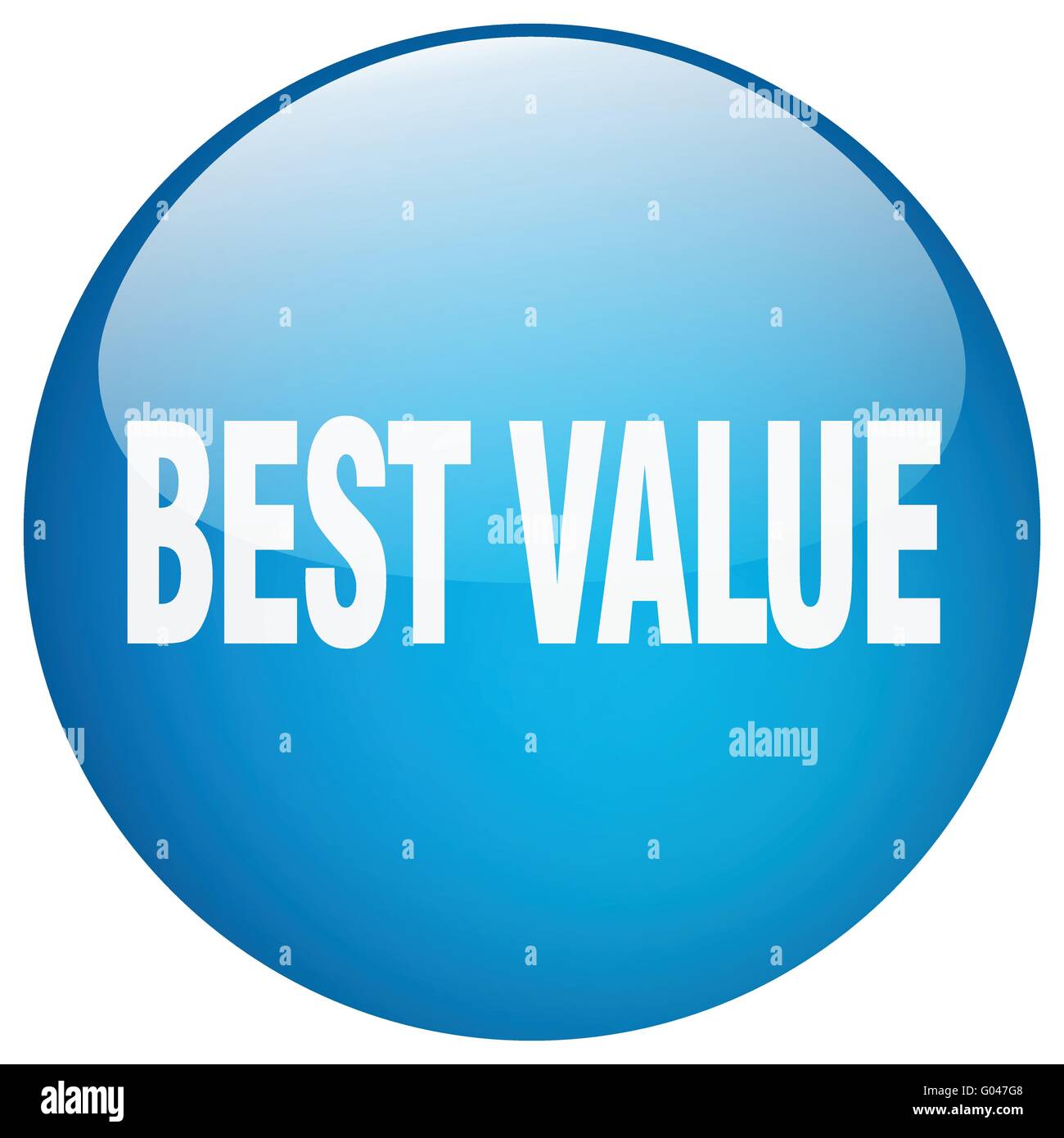 best value blue round gel isolated push button Stock Vector Image & Art ...