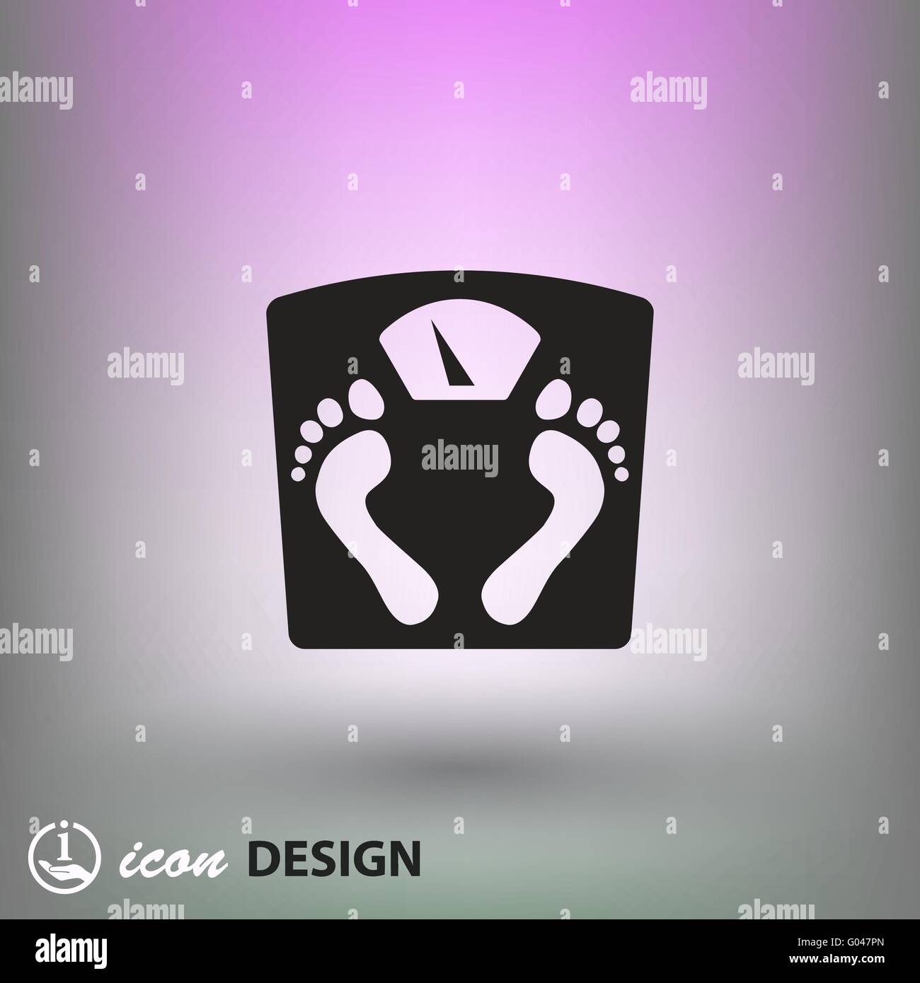 Pictograph of bathroom scale Stock Vector Image & Art - Alamy