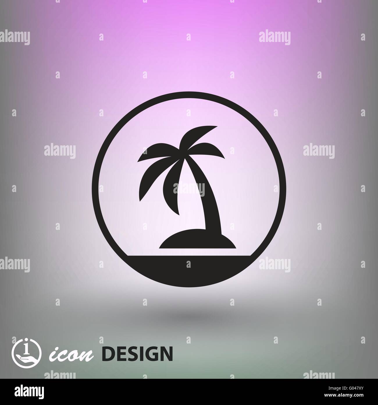 Pictograph of island Stock Vector Image & Art - Alamy