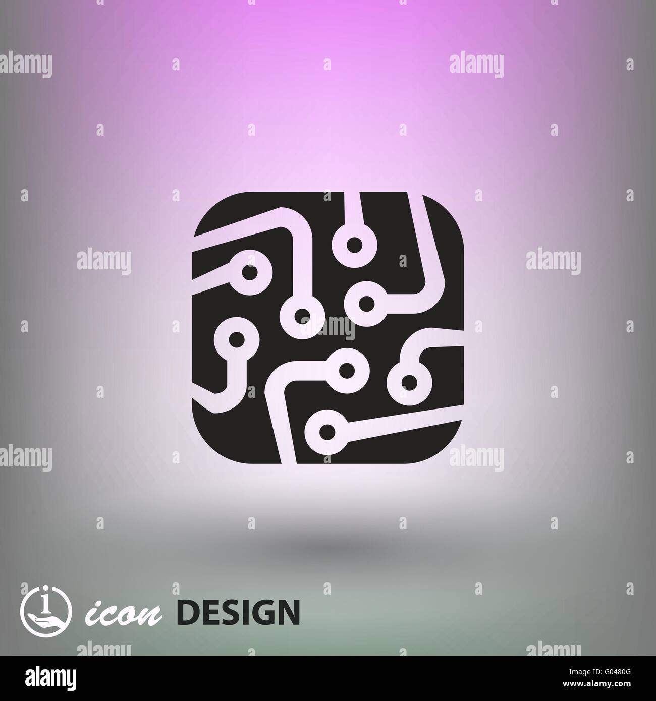 Pictograph of circuit board Stock Vector Image & Art - Alamy