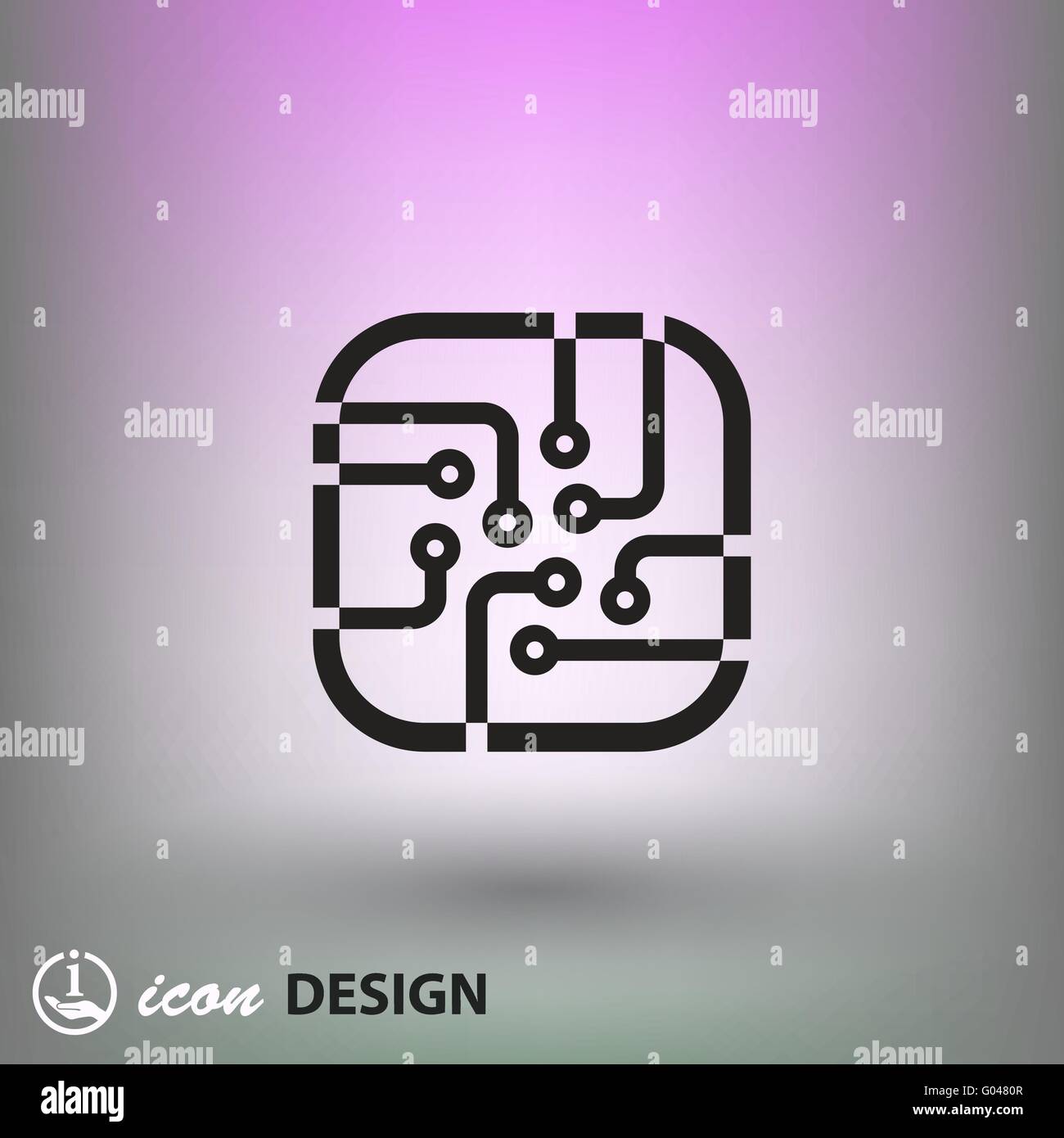 Pictograph of circuit board Stock Vector Image & Art - Alamy