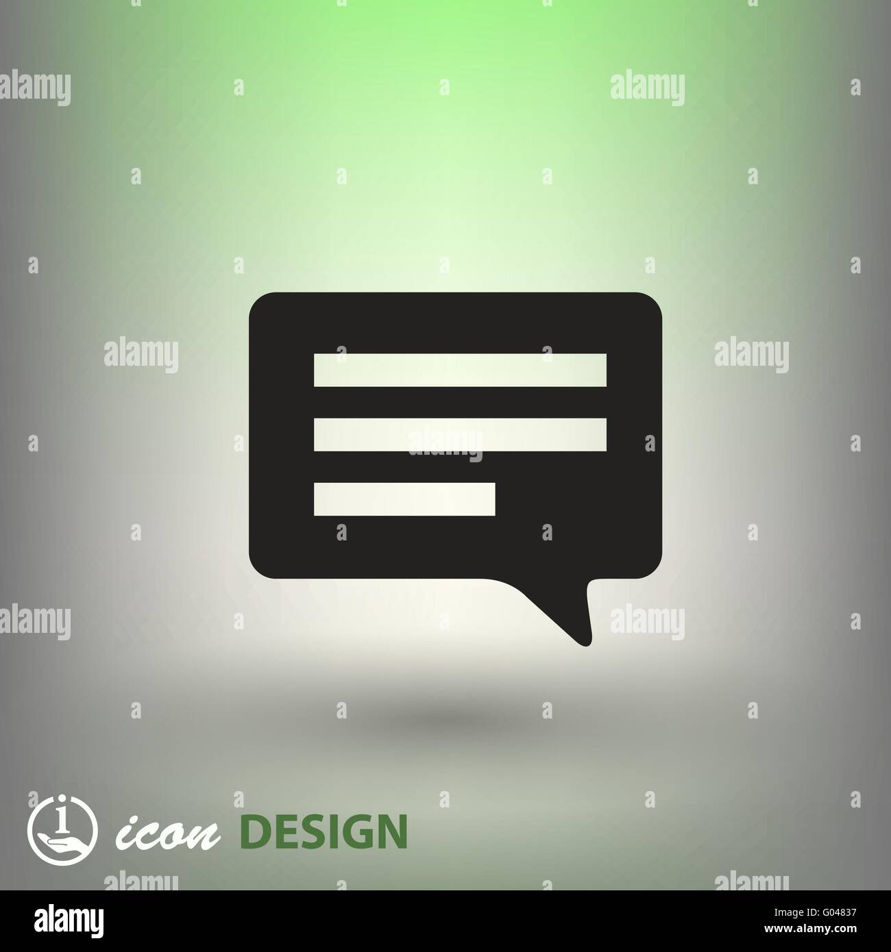 Pictograph of message or chat Stock Vector Image & Art - Alamy