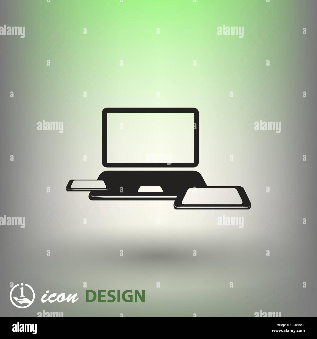 Pictograph of computer Stock Vector Image & Art - Alamy