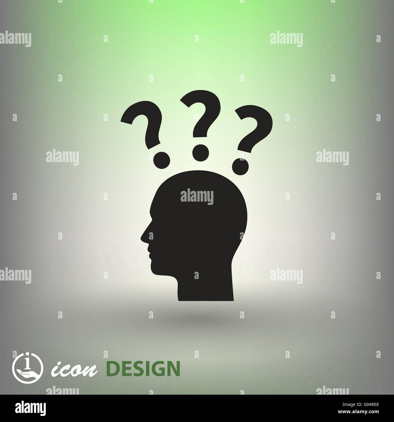 Pictograph of question mark and man Stock Vector Image & Art - Alamy