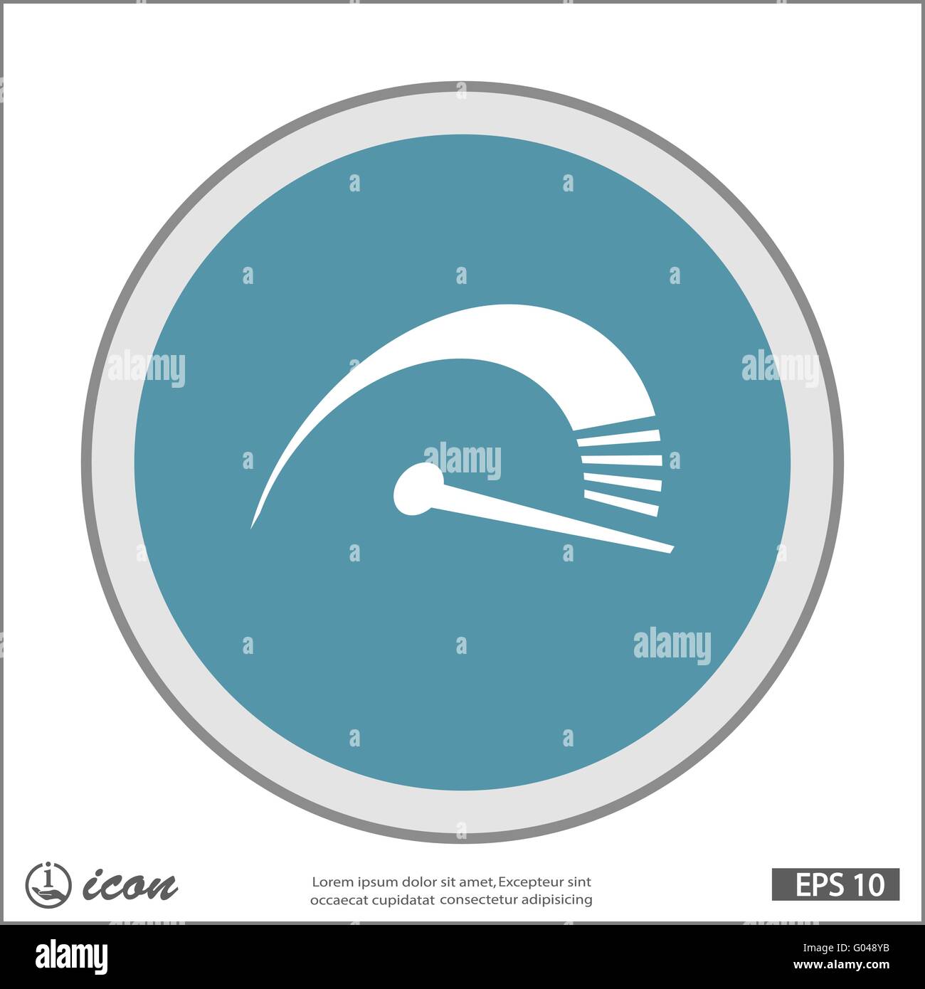 Pictograph of speedometer Stock Vector Image & Art - Alamy
