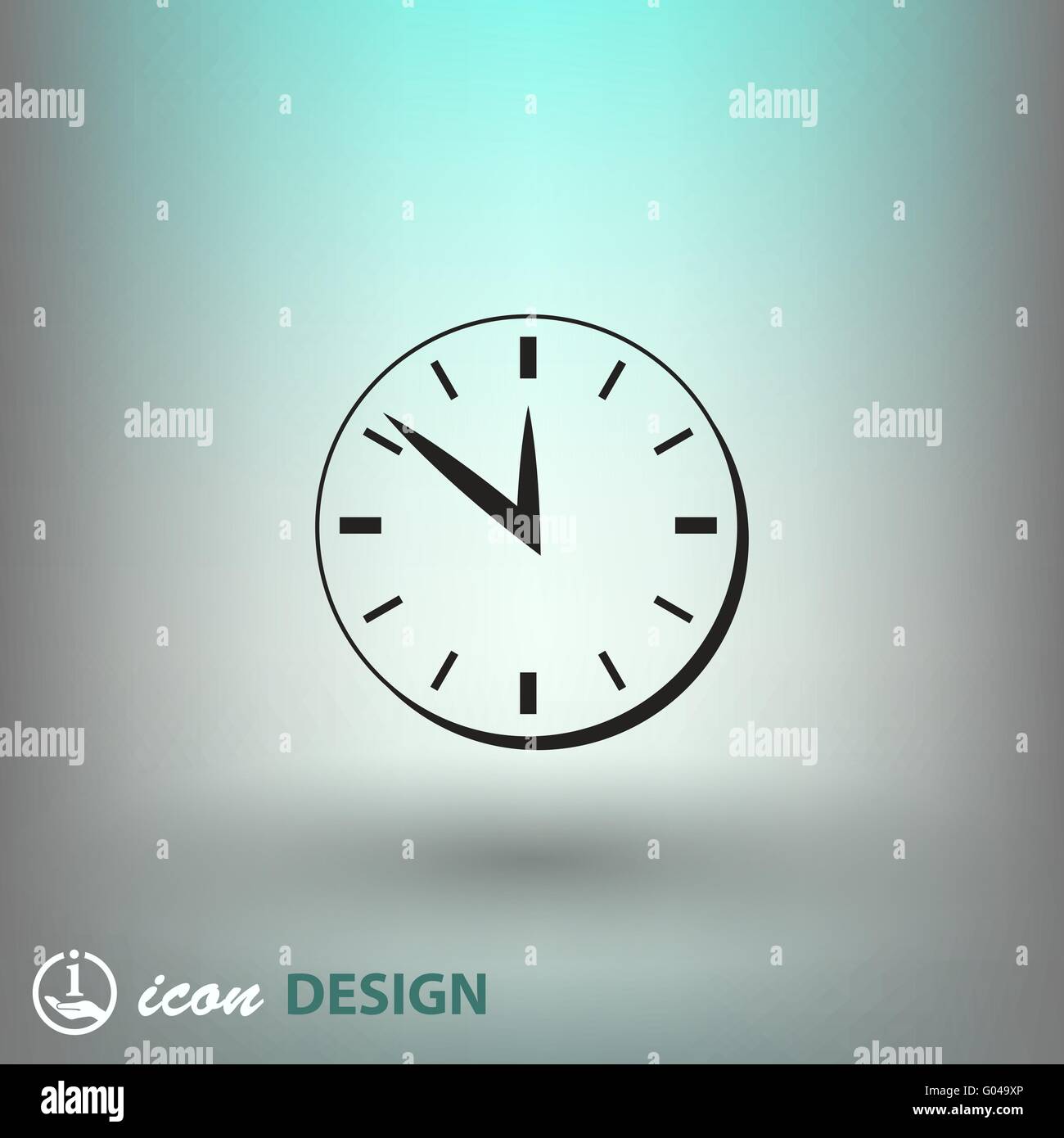 Pictograph of clock Stock Vector Image & Art - Alamy