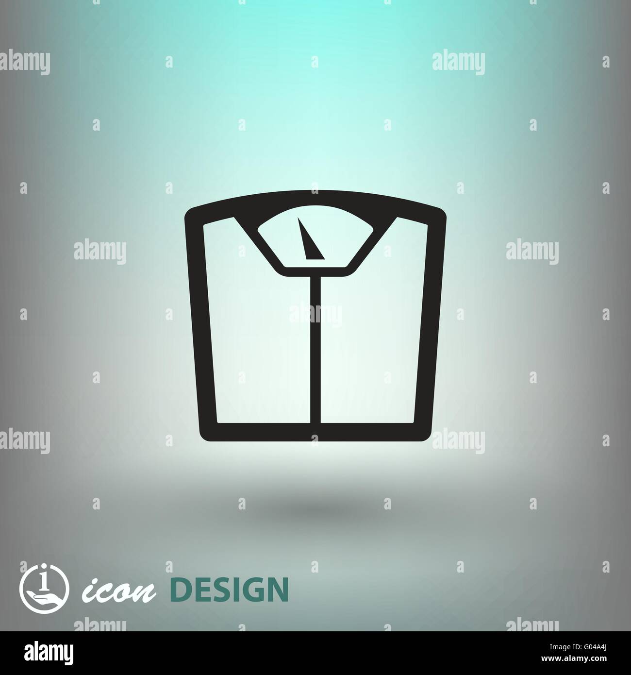 Pictograph of bathroom scale Stock Vector Image & Art - Alamy