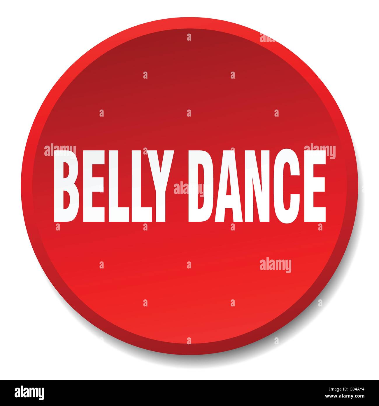 belly dance red round flat isolated push button Stock Vector Image & Art - Alamy