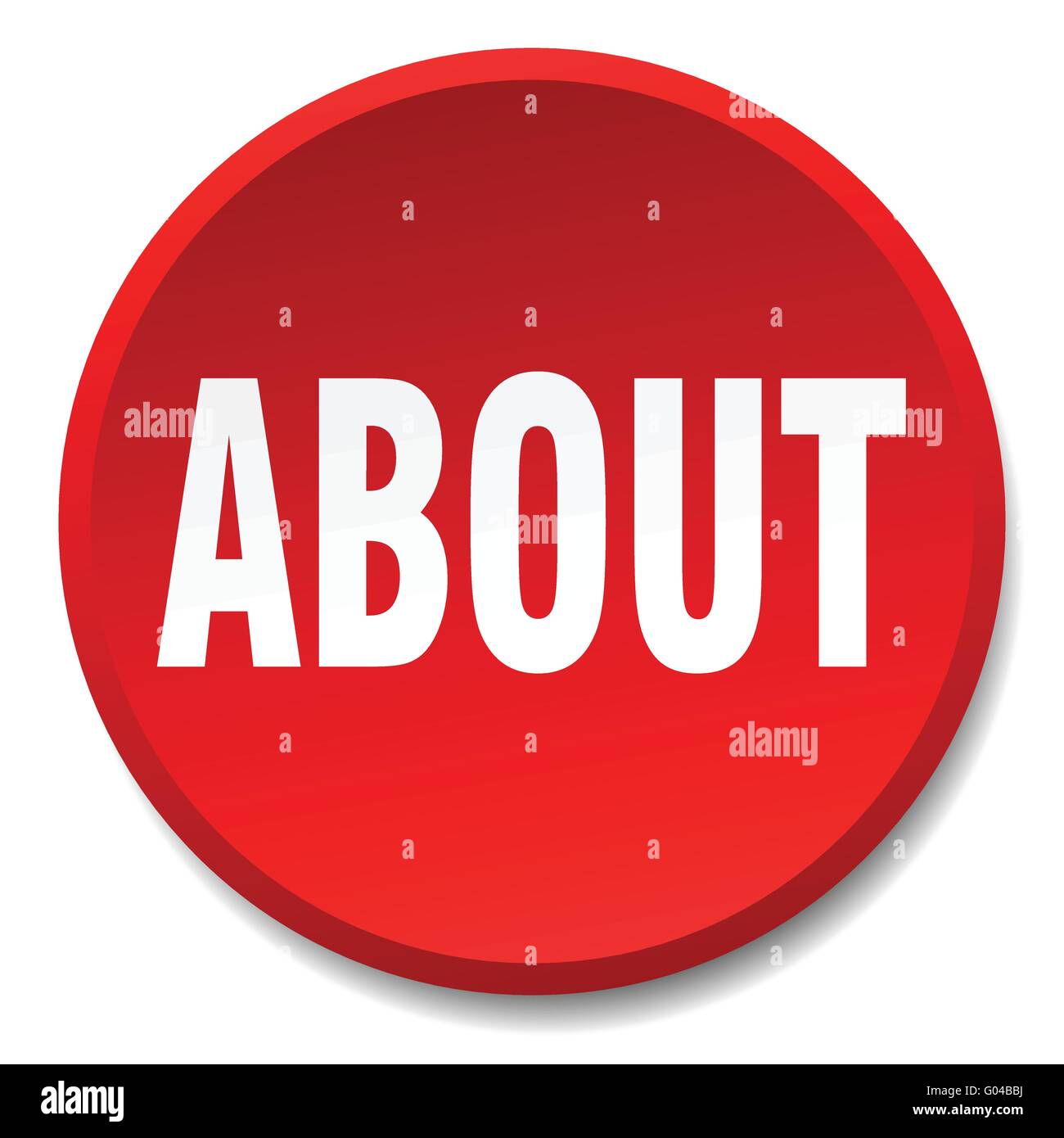 about red round flat isolated push button Stock Vector Image & Art - Alamy