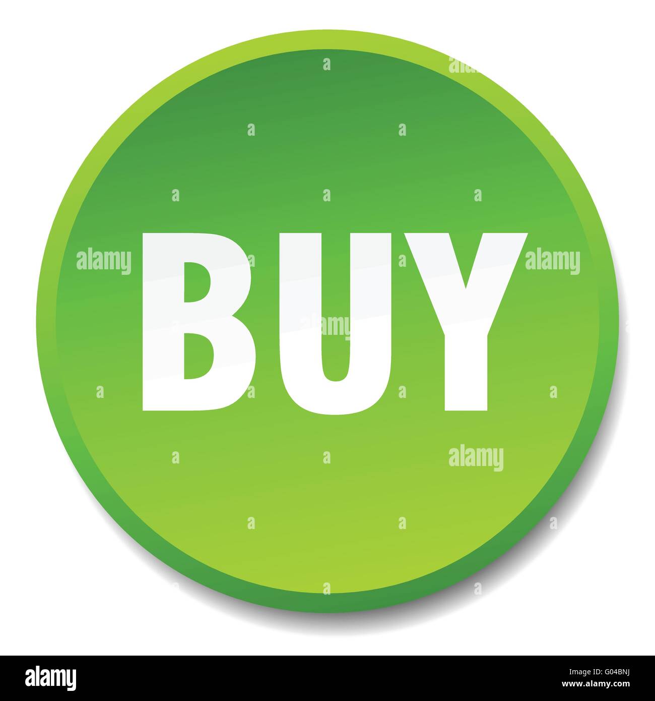 buy green round flat isolated push button Stock Vector Image & Art - Alamy