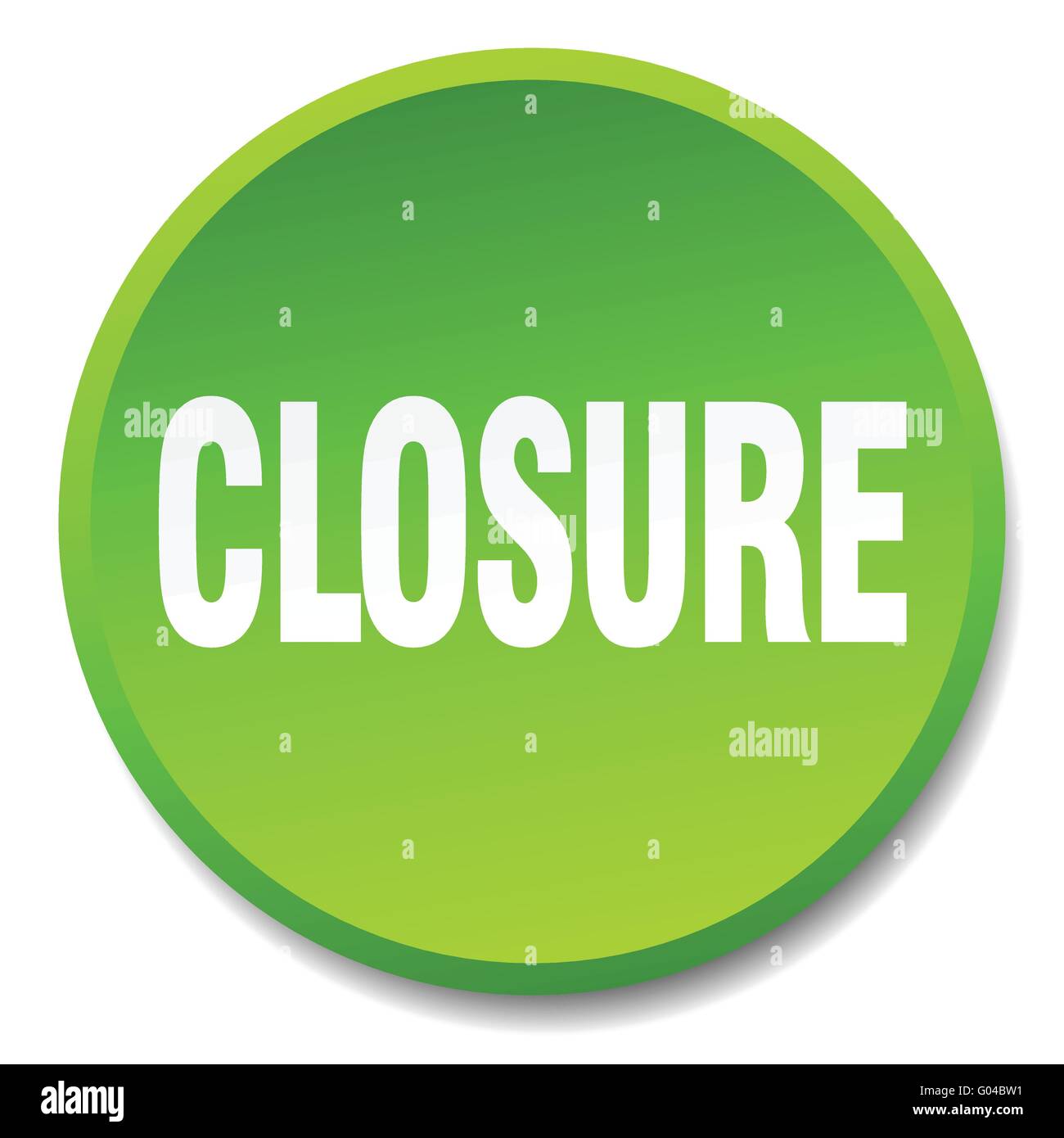 closure green round flat isolated push button Stock Vector Image & Art - Alamy