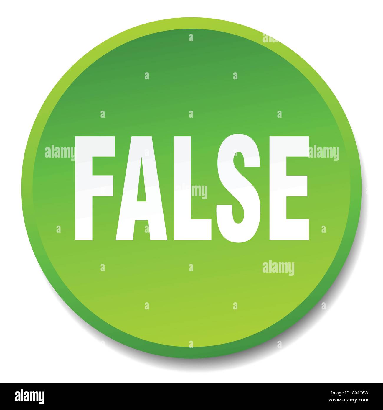 false green round flat isolated push button Stock Vector Image & Art ...
