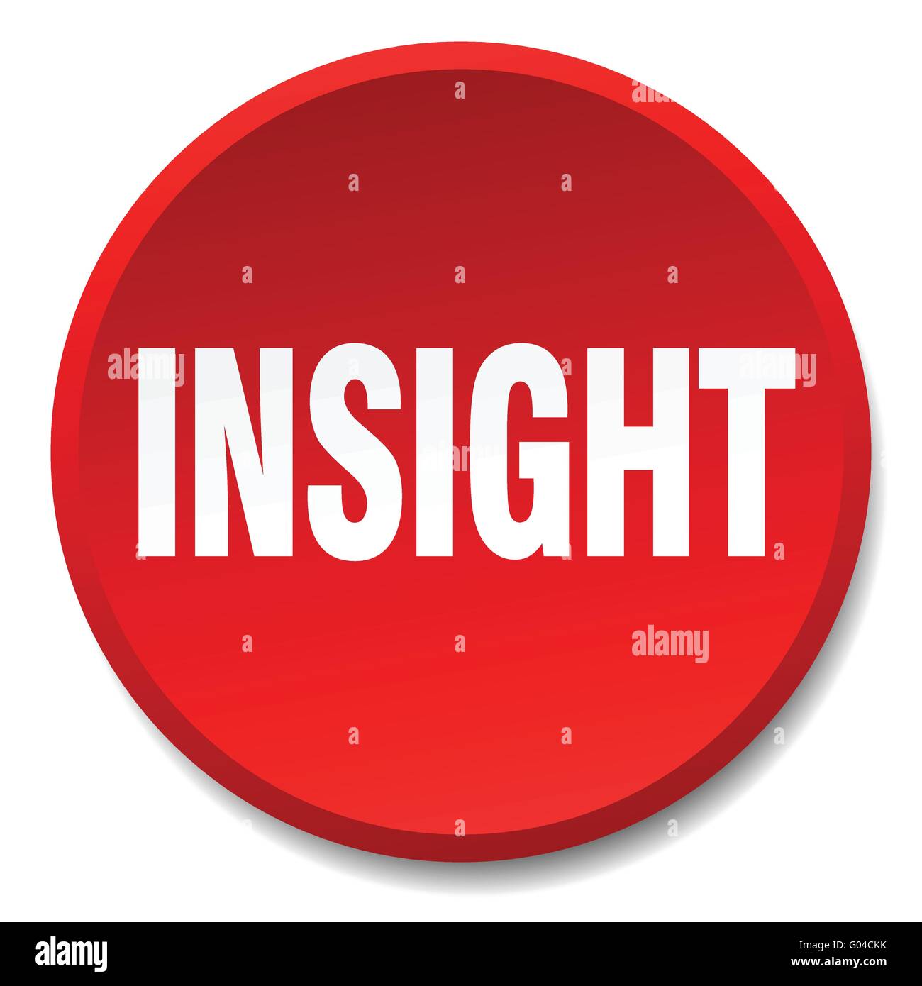insight red round flat isolated push button Stock Vector Image & Art ...
